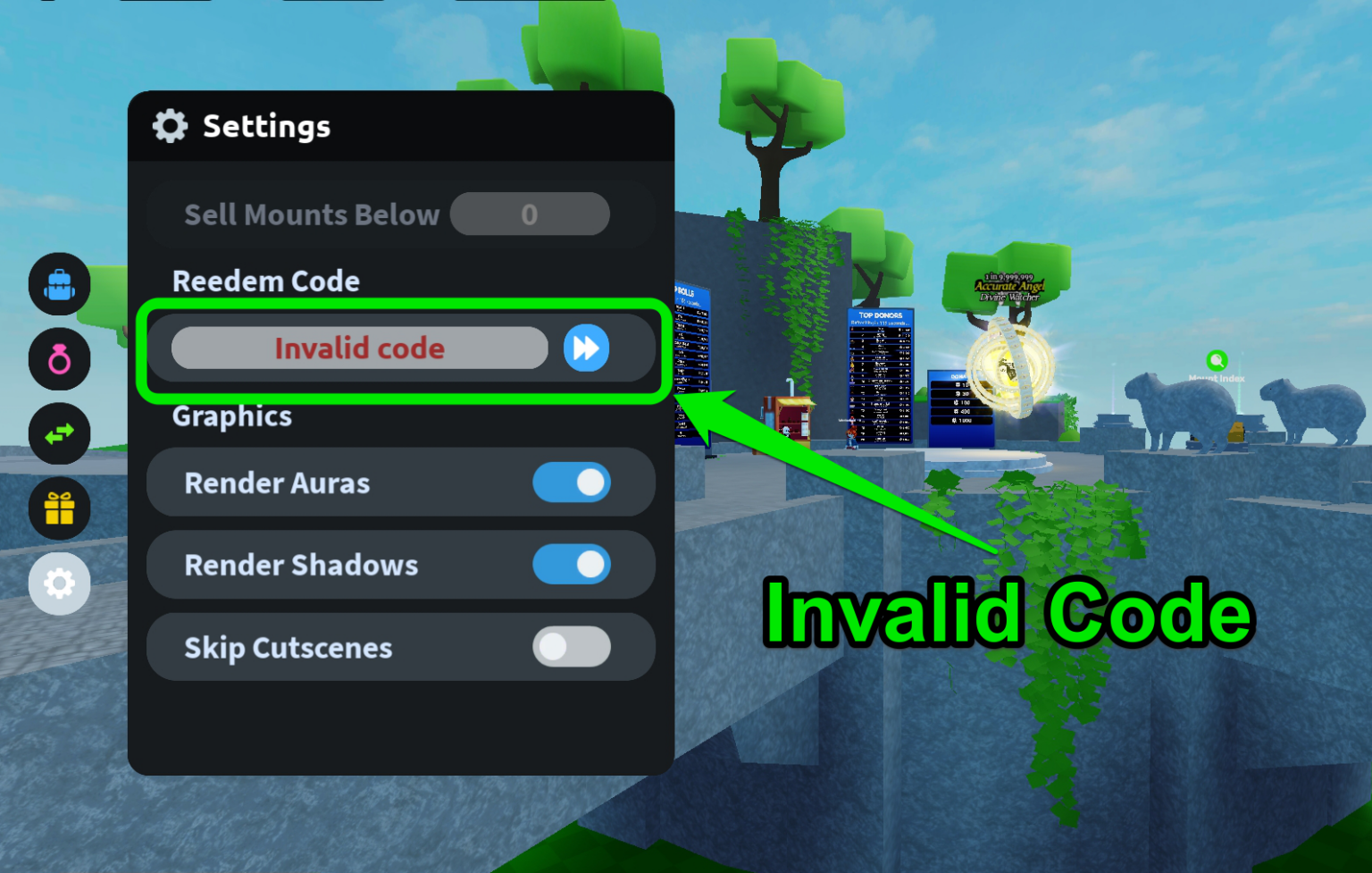 Mount RNG Codes November 2025