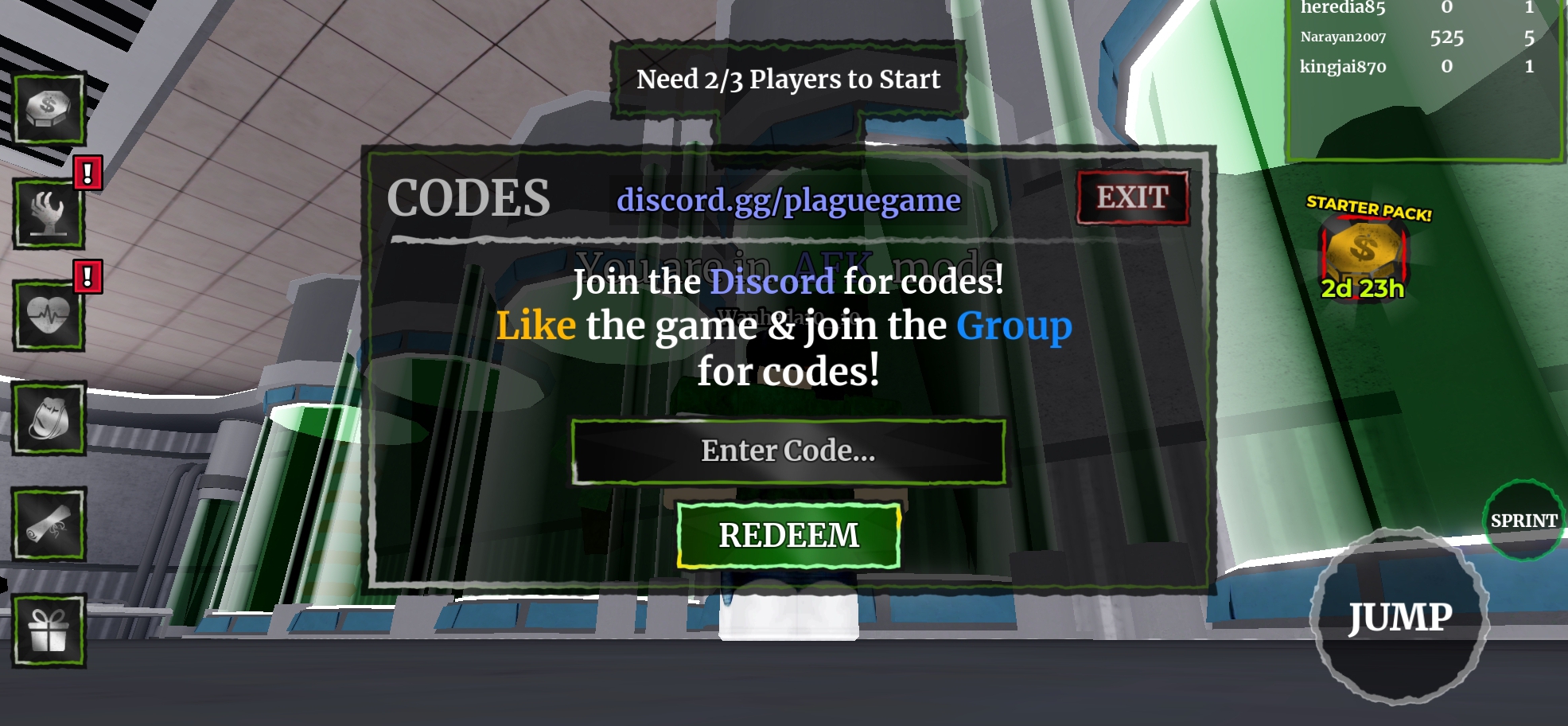 Plague Codes May 2026