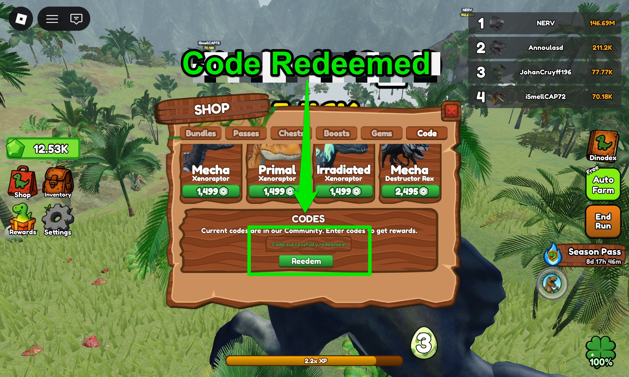 Be Dino Codes May 2026